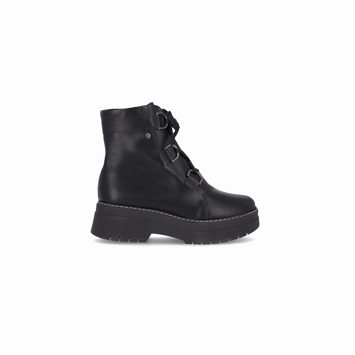 Ripley - BOTIN EN COLOR NEGRO MUJER FABIANA PICCADILLY