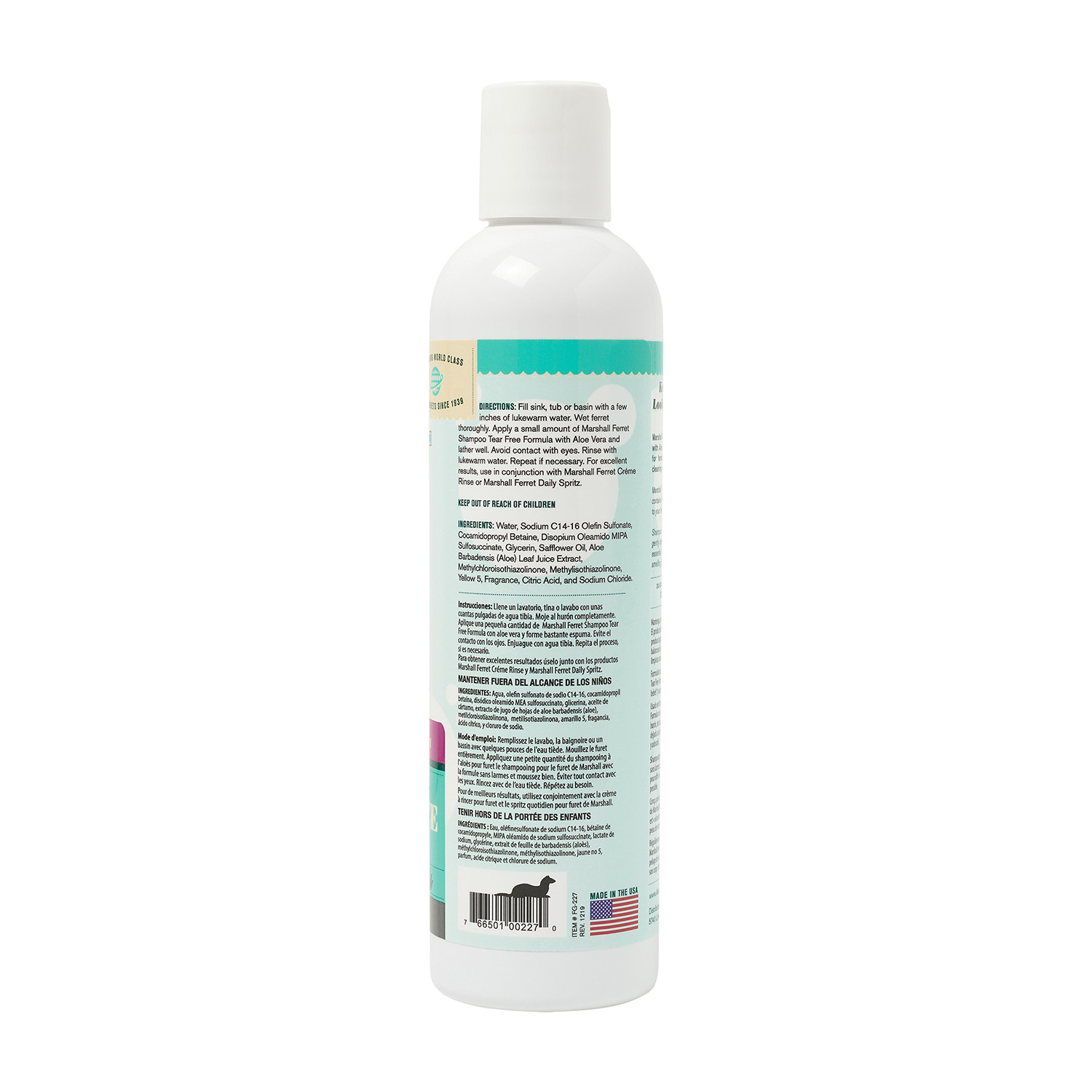 SHAMPOO HURONES MARSHALL HURON ALOE VERA 237 ML