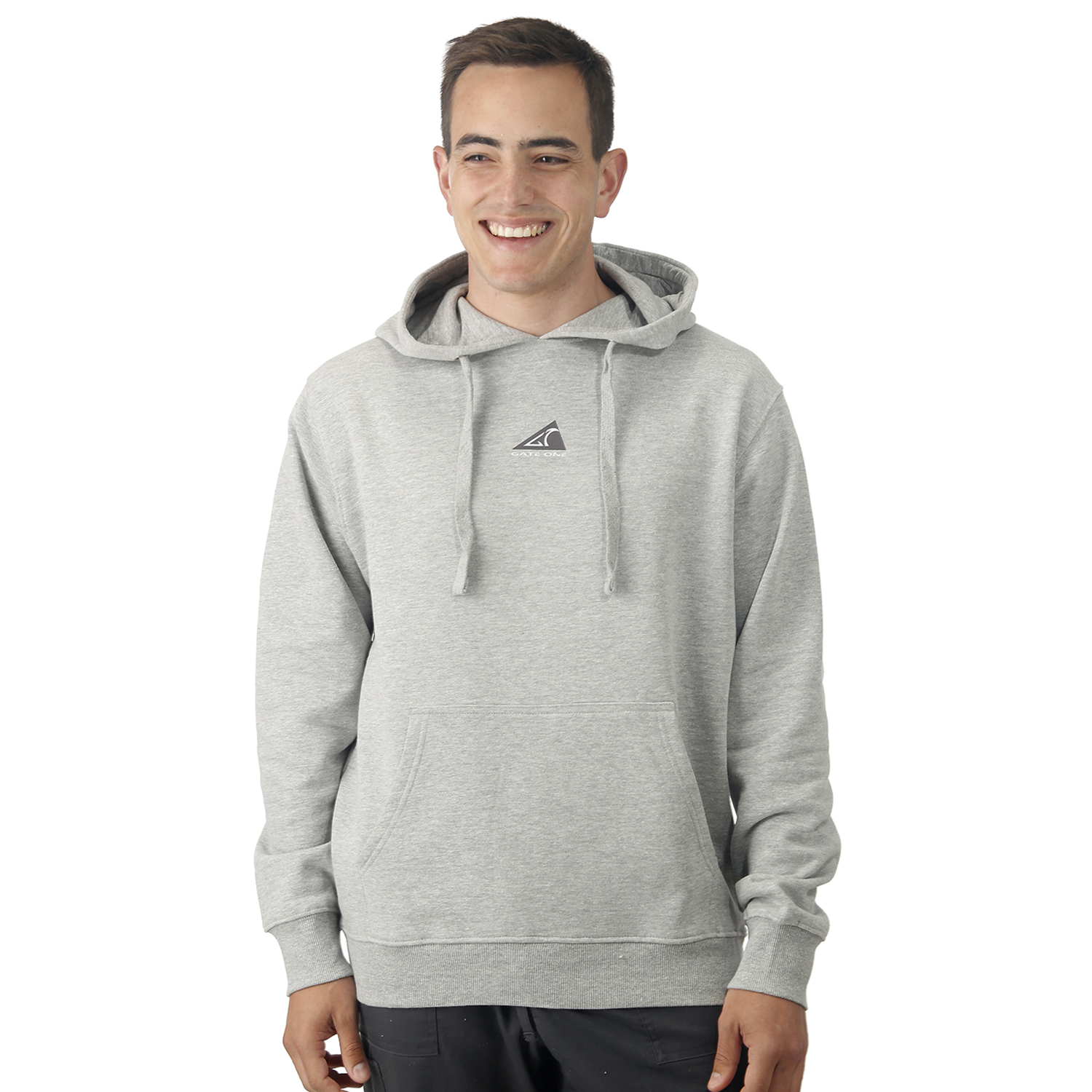 Ripley - POLERON GRIS MELANGE ESTAMPADO CENTRAL GATE ONE