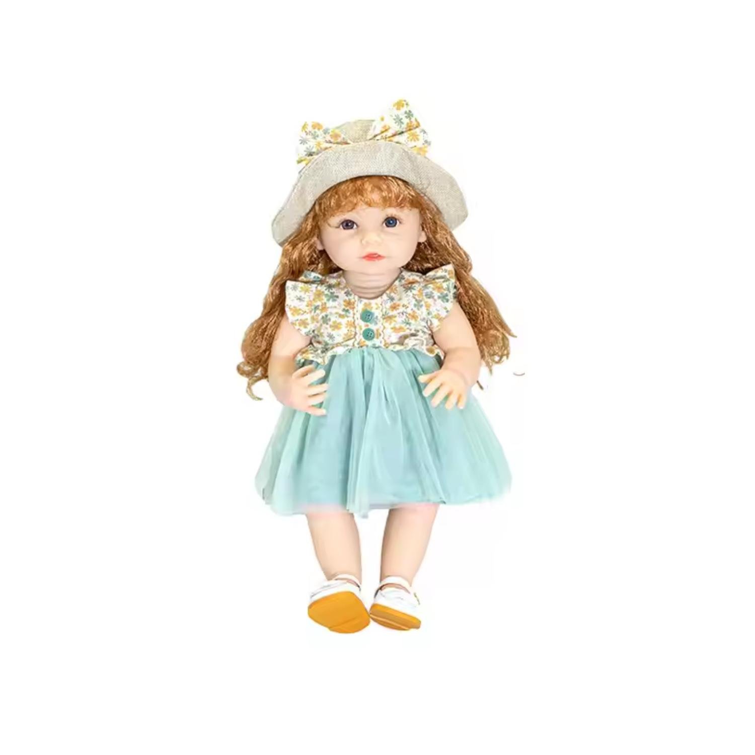 Ripley - JUGUETE MUÑECA TOTALUPGRATE AZUL REALISTA 55 CM SILICONA ...