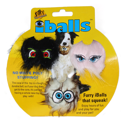 Ripley - JUGUETE PERROS VIP TOYS SILLY SQUEAKER IBALL 3 UNIDADES