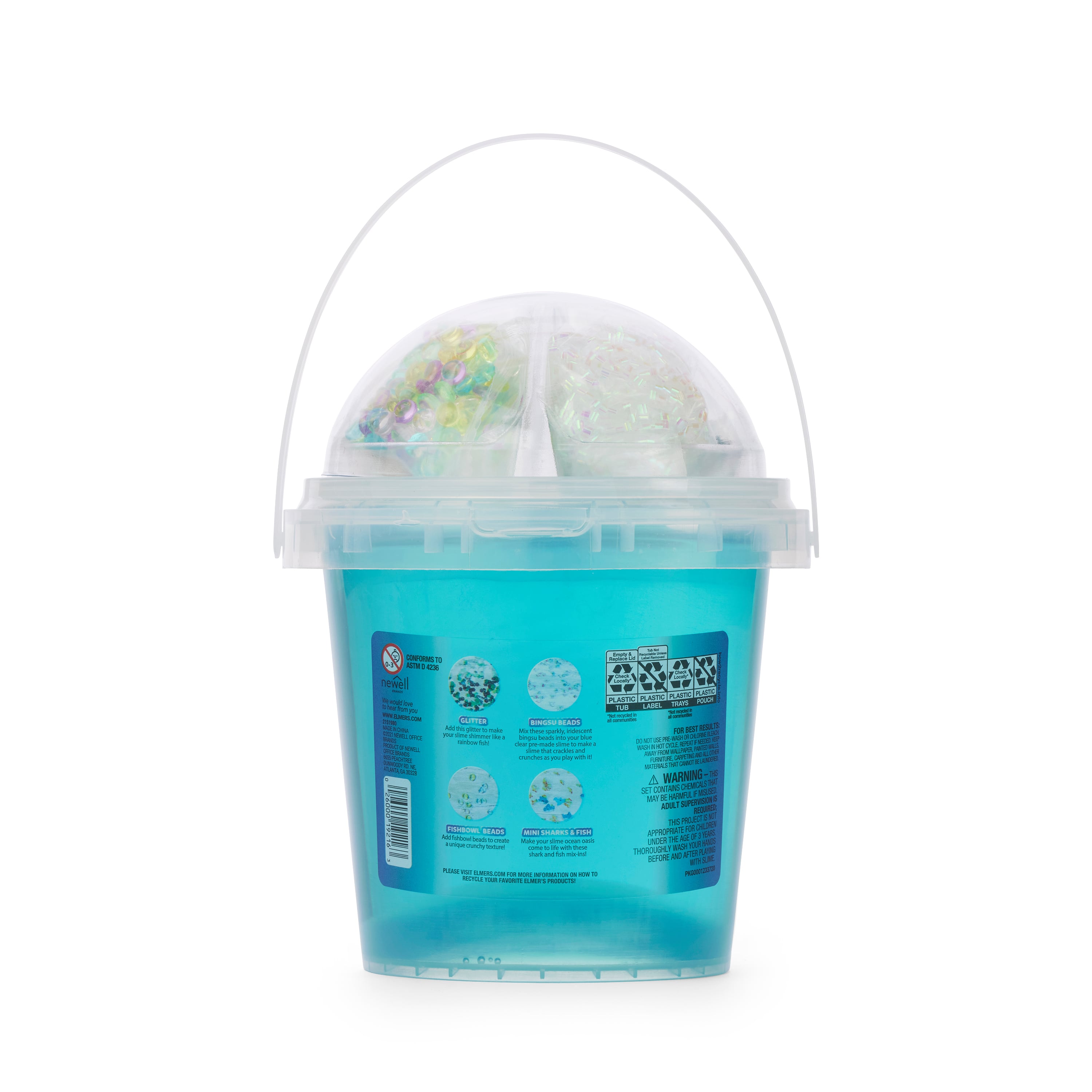KIT SLIME GUE DEEP SEA DELUXE ELMER'S BALDE 710 ML