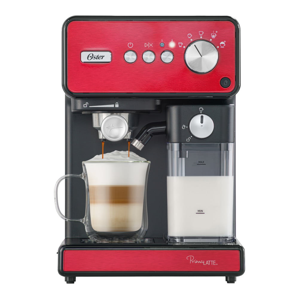 CAFETERA AUTOMATICA OSTER PRIMALATTE ROJA BVSTEM6604R