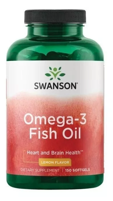 SUPLEMENTO ALIMENTICIO SWANSON OMEGA-3 FISH OIL 150SGELS