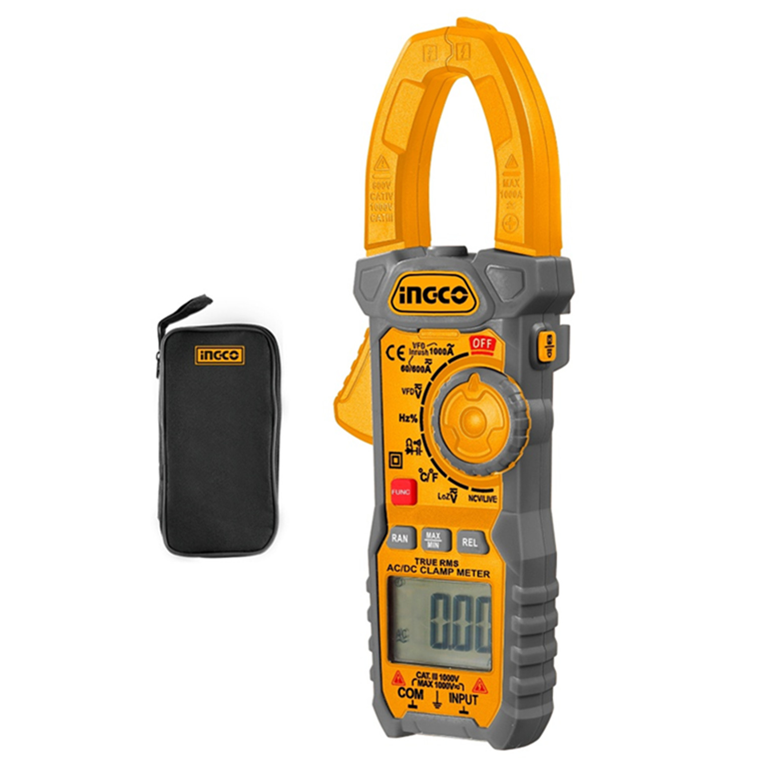 Ripley - MULTITESTER DIGITAL CON PINZA AMPERIMETRICA INGCO DCM100014