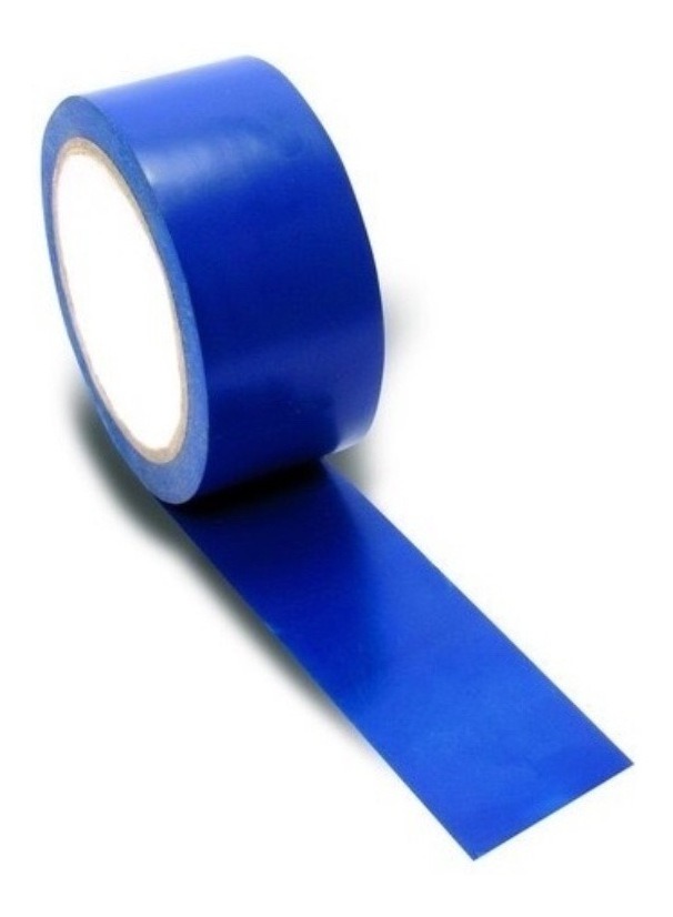 CINTA DELIMITADORA 33 METROS AUTOADHESIVA AZUL