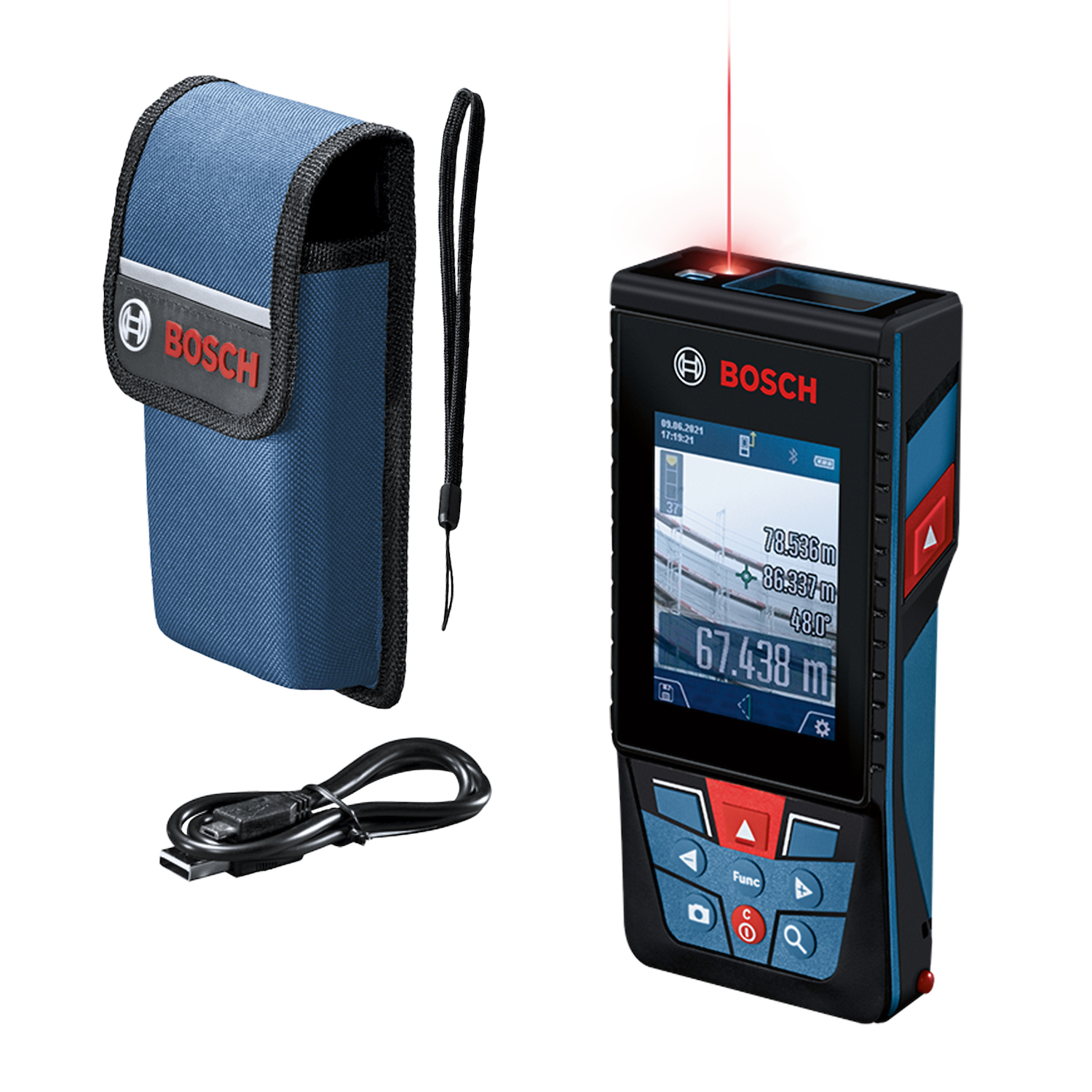 MEDIDOR BOSCH LÁSER GLM 150-27 C ALCANCE 150M CON BLUETOOTH