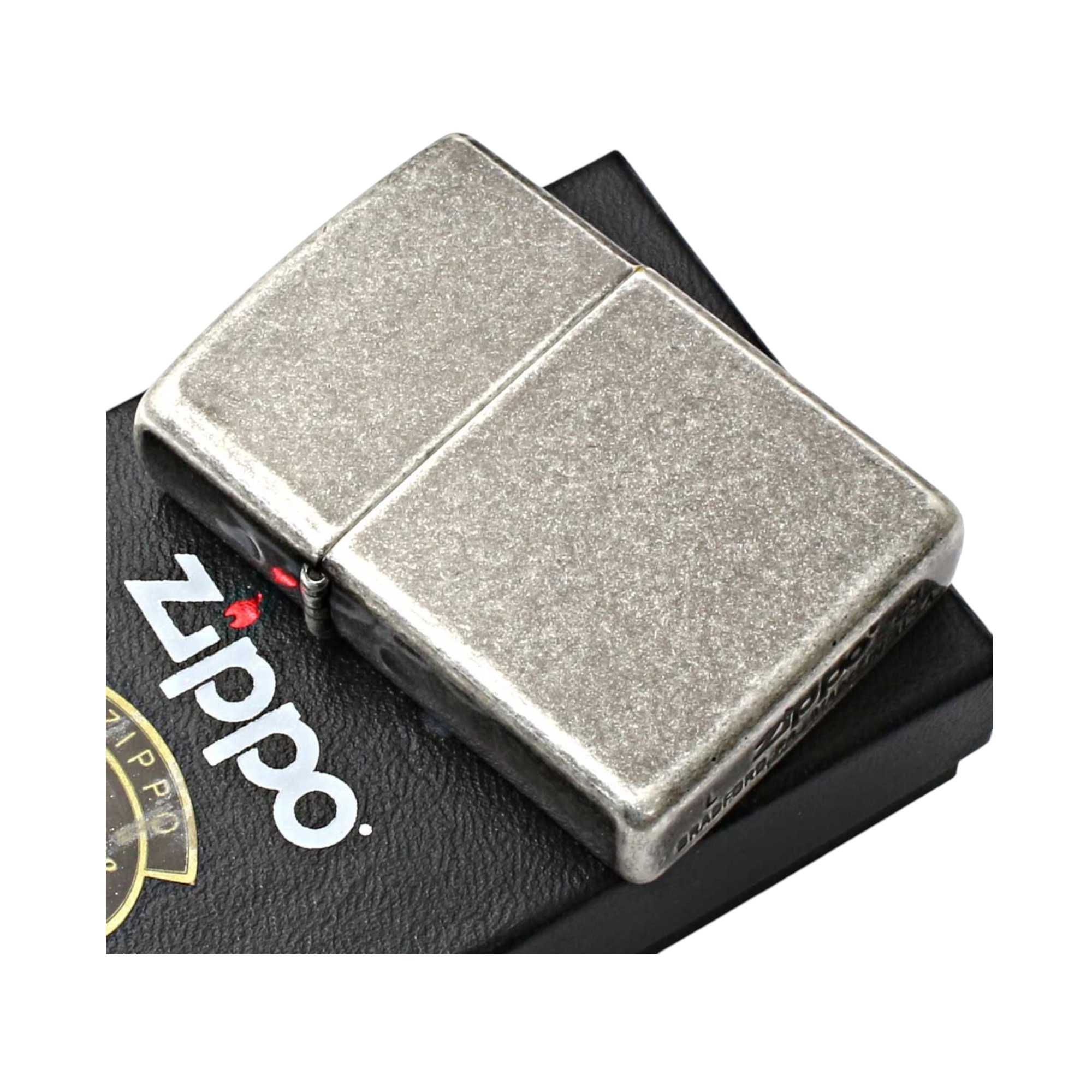ENCENDEDOR ZIPPO 121FB CLASSIC ANTIQUE SILVER PLATE