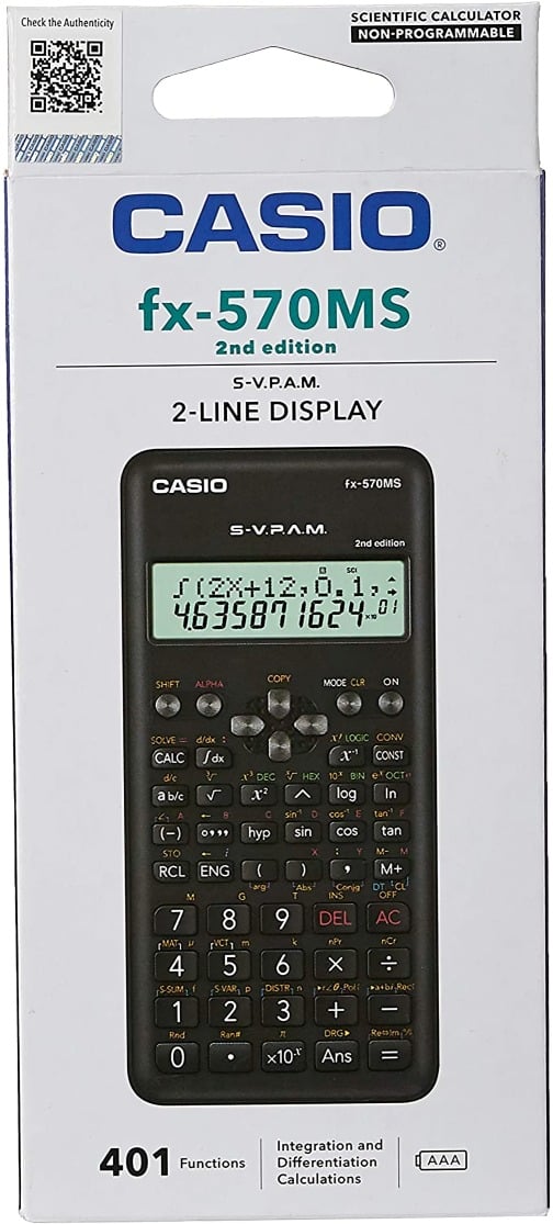 CALCULADORA CASIO CIENTIFICA FX-570MS
