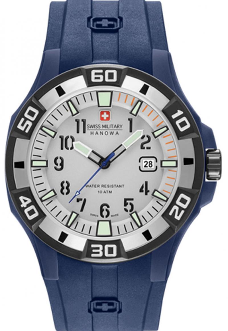 Ripley - RELOJ SWISS MILITARY HOMBRE AZUL 06-4292.23.009.03