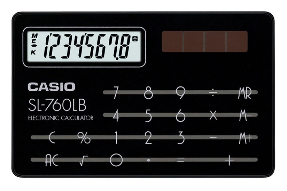 CALCULADORA CASIO SL-760LBBK