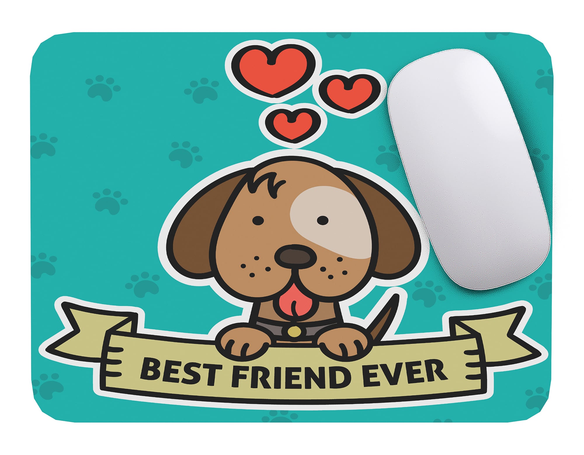 MOUSE PAD PERRITO PERRO - 17CM X 21CM D70
