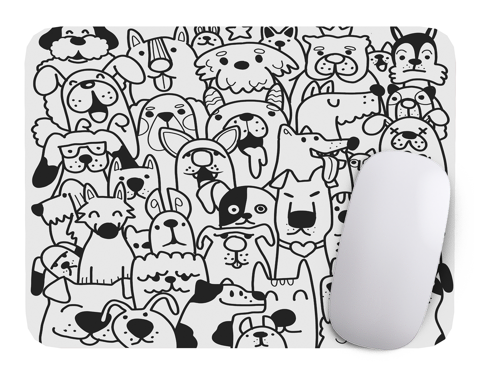 MOUSE PAD PERRITO PERRO - 17CM X 21CM D57