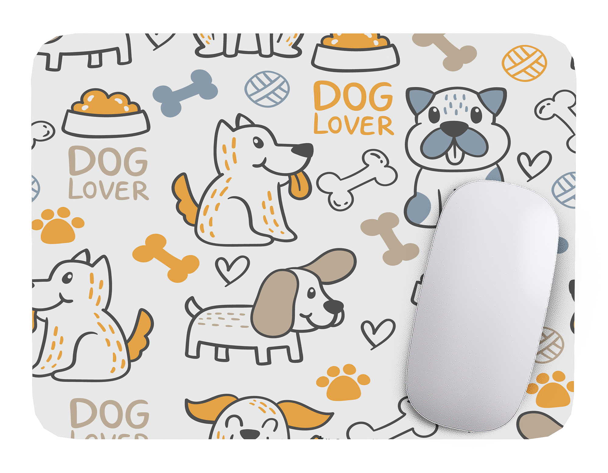 MOUSE PAD PERRITO PERRO - 17CM X 21CM D64