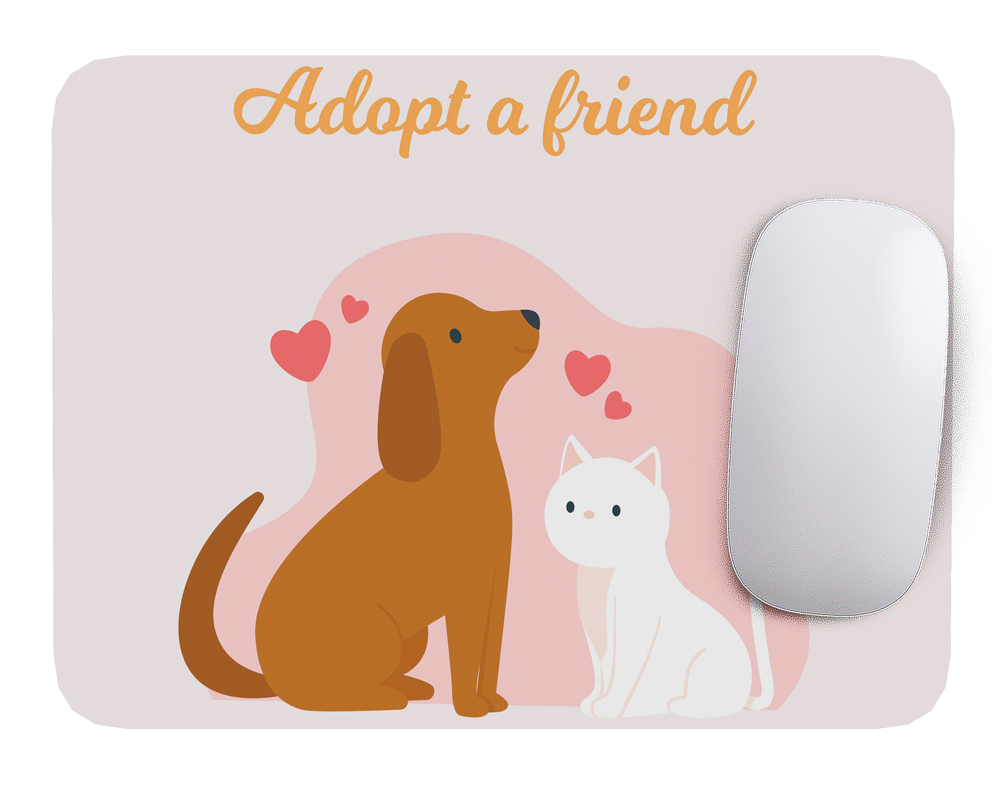 MOUSE PAD PERRITO PERRO - 17CM X 21CM D66