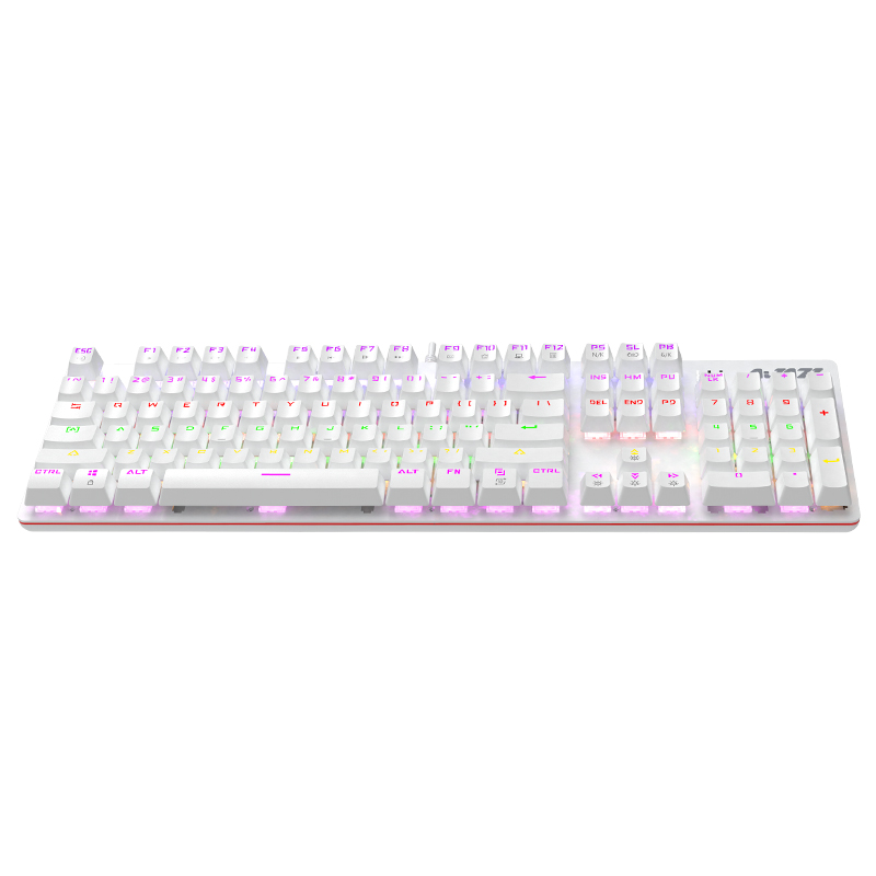 Ripley - TECLADO MECÁNICO RETROILUMINADO SWITCH BLACK- AJAZZ ROBOCOP 104K