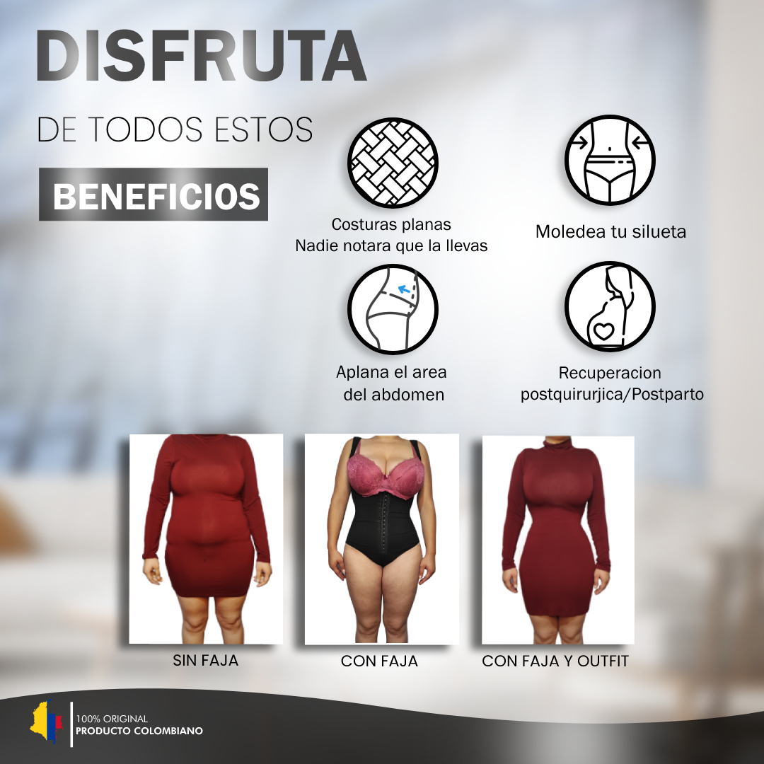 Ripley - FAJA COLOMBIANA DE ALTA COMPRESION TIPO BODY TANGA FIGURA ...