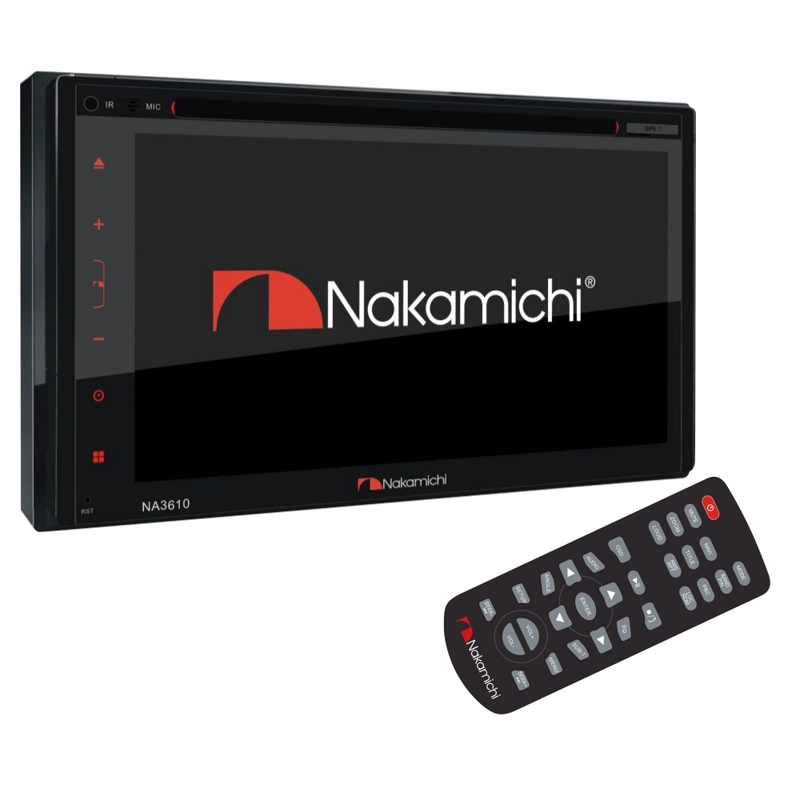 RADIO NAKAMICHI NA3610 DOBLE DIN DVD BLUETOOTH USB GPS