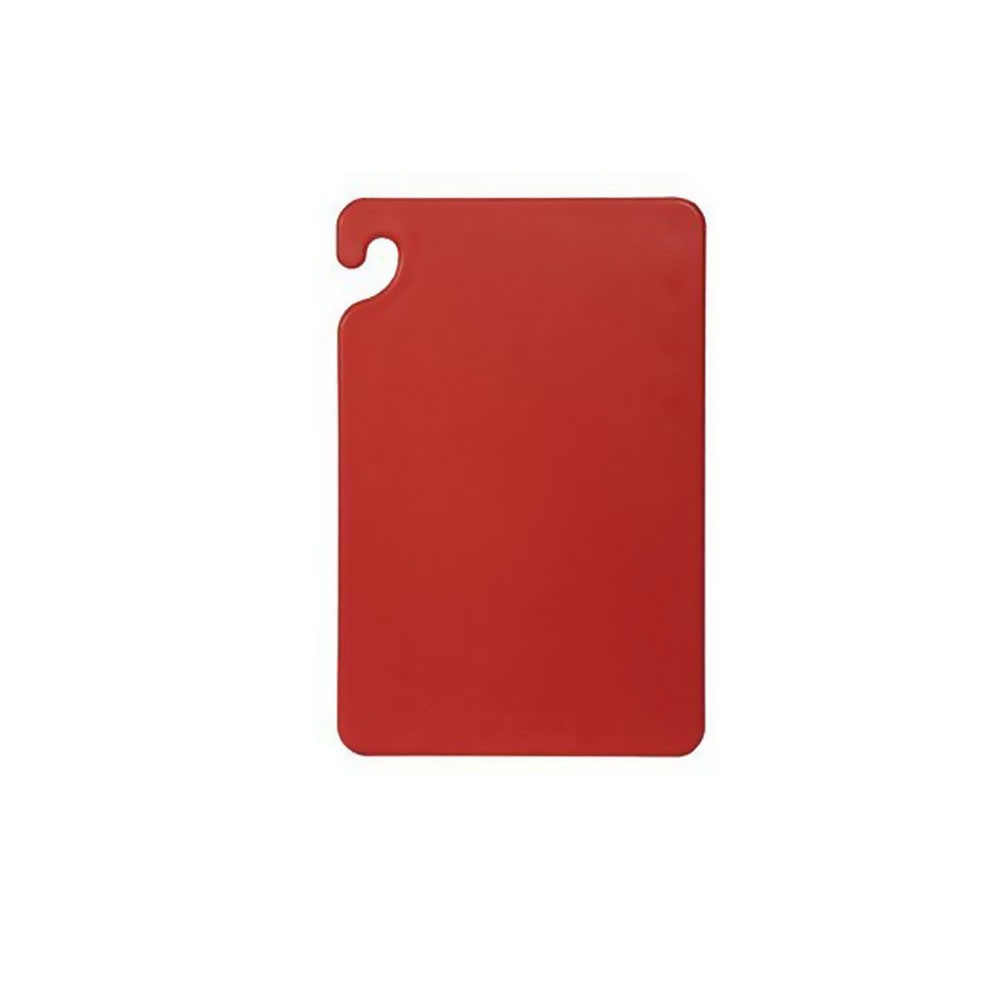 TABLA DE CORTE CON GANCHO ANTIDES. 38 X 50 CM ROJA