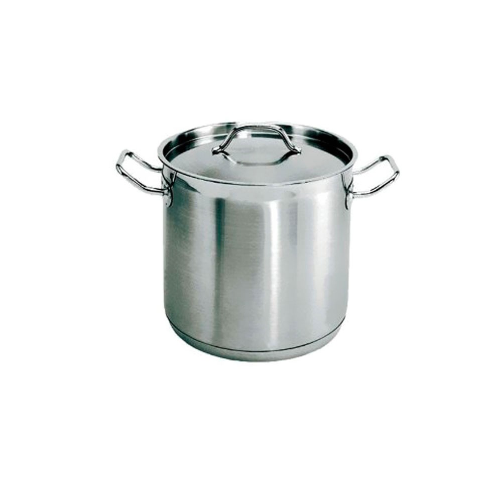 OLLA ACERO INOX. C/TAPA Y FONDO DIFUSOR 98 LTS.