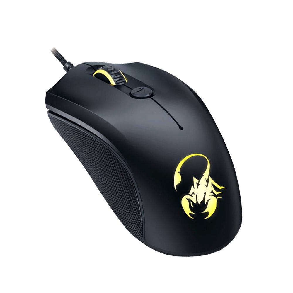 MOUSE GENIUS GAMER SCORPION M6-400 RGB 4 BOTONES 4000 DPI