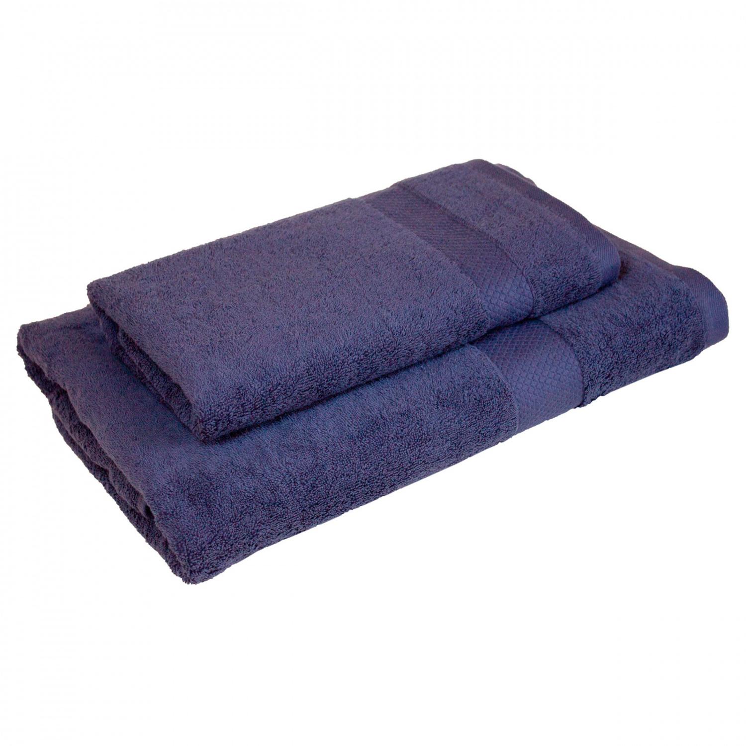 Ripley - SET DE TOALLAS CALIDAD PREMIUM 100% ALGODÓN 1070 GR AZUL