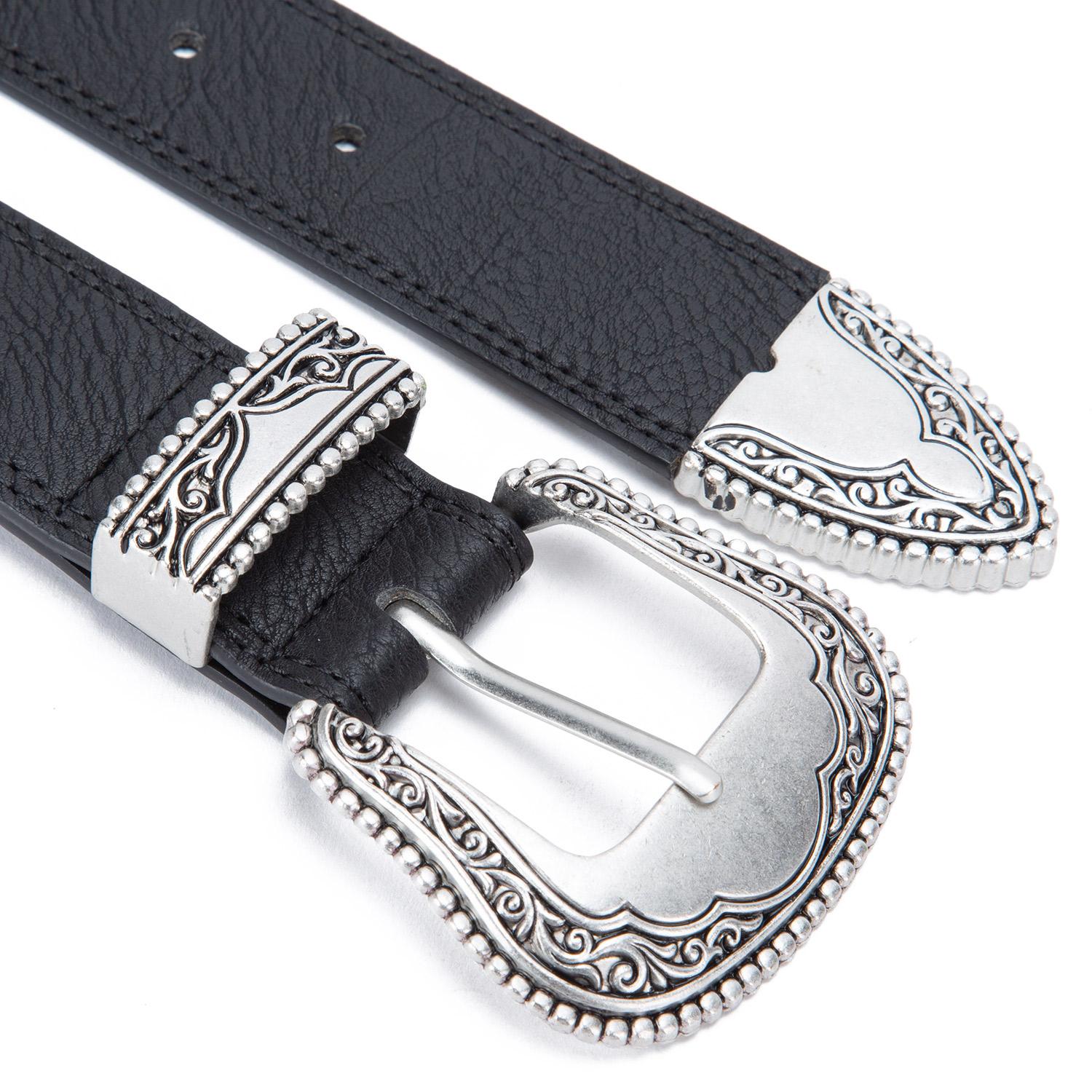 CINTURON - ANCHO 40MM - GACEL - NEGRO