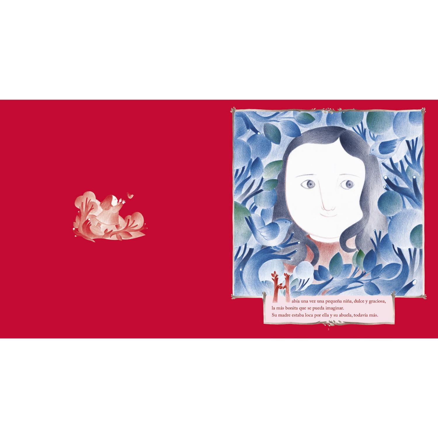 LIBRO INFANTIL CAPERUCITA ROJA Y EL LOBO FEROZ VERSIÓN DE VERÓNICA URIBE