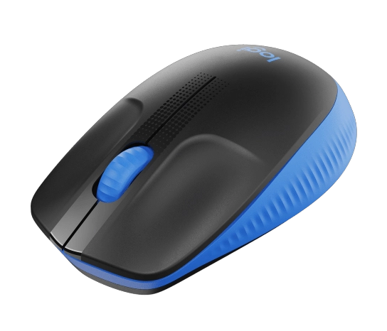 MOUSE LOGITECH M190 FULL-SIZE WIRELESS AZUL