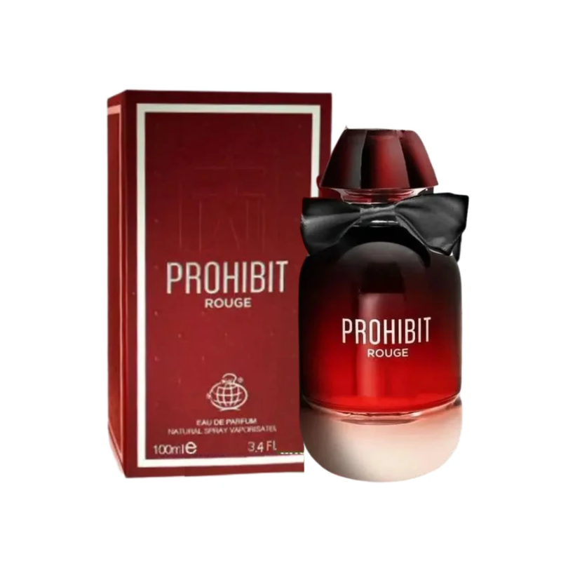 PERFUME PROHIBIT ROUGE EDP 100 ML FRAGRANCE WORLD