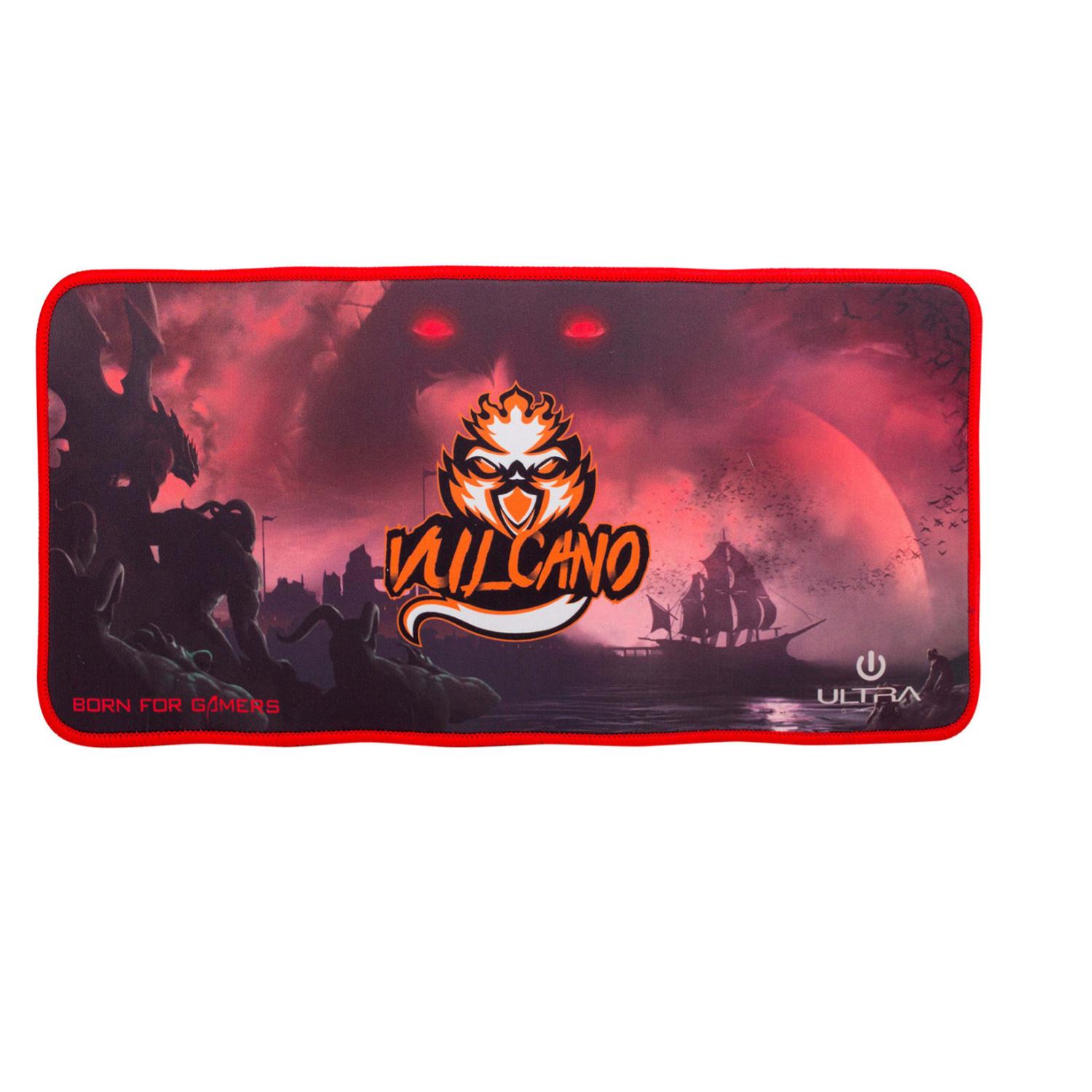 Ripley - MOUSEPAD GAMER XL 20X40CM ROJO VULCANO ULTRA