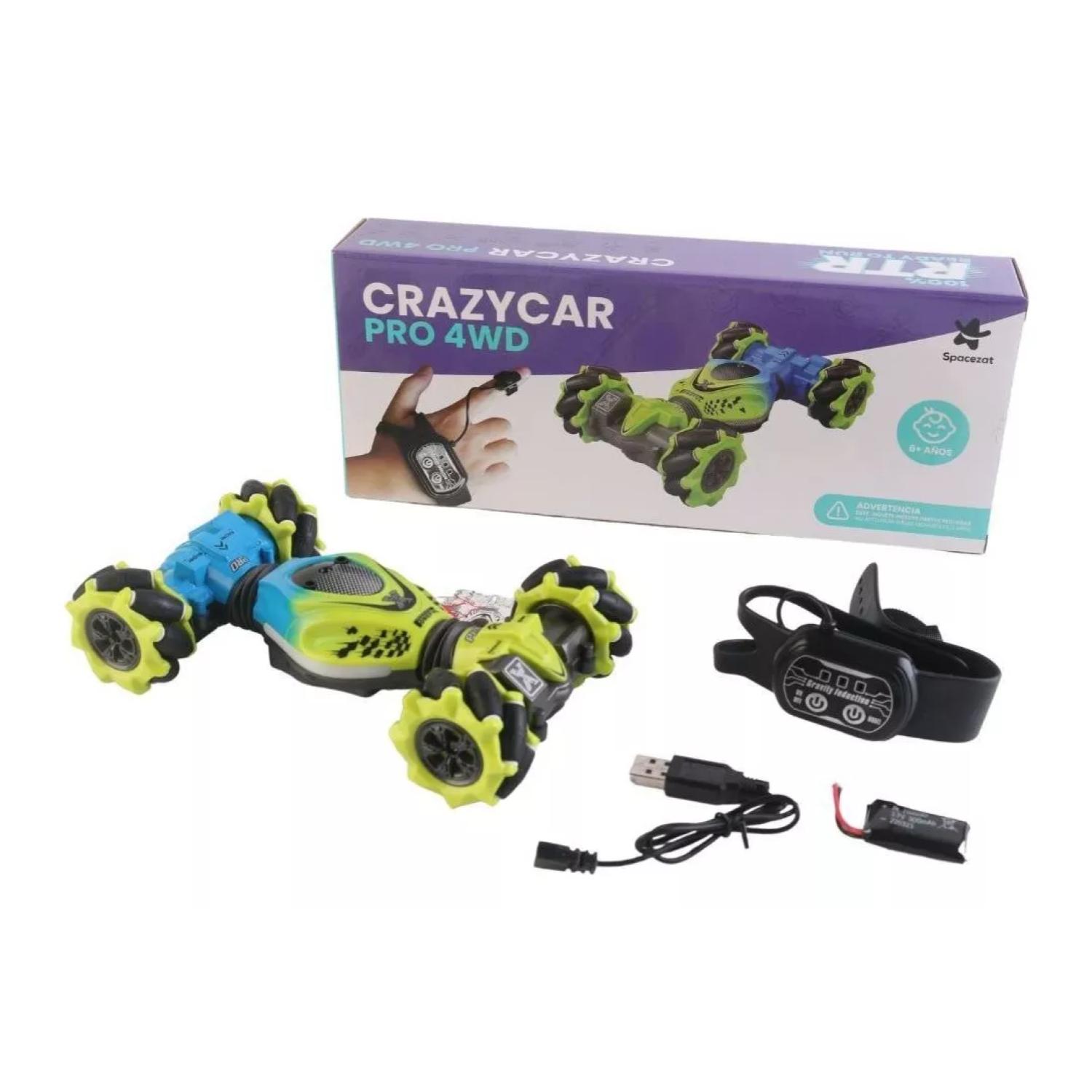JUGUETE AUTO LOCO PRO 4X4 A CONTROL REMOTO INFANTIL VERDE