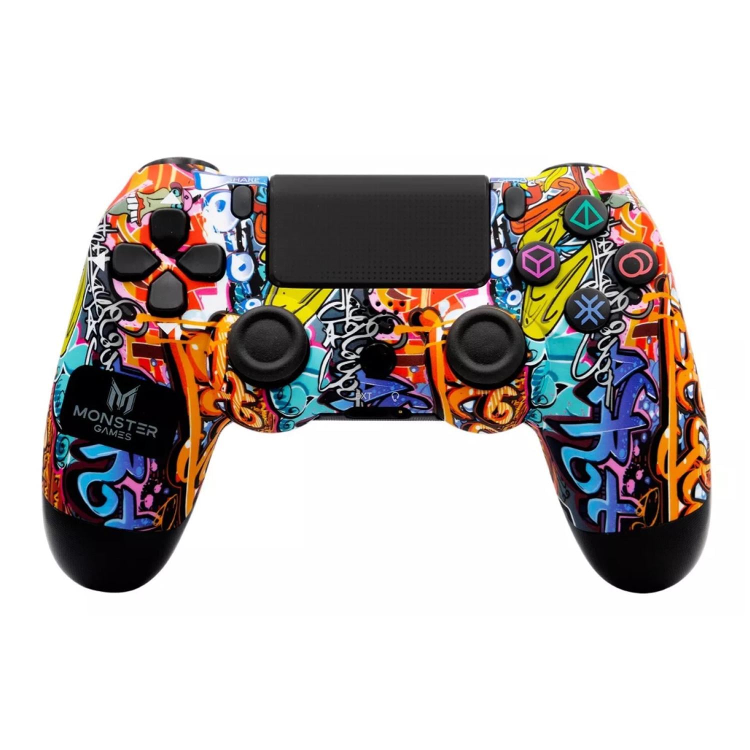 JOYSTICK CONTROL INALAMBRICO PC PS4 GRAFITI MONSTER GAMES