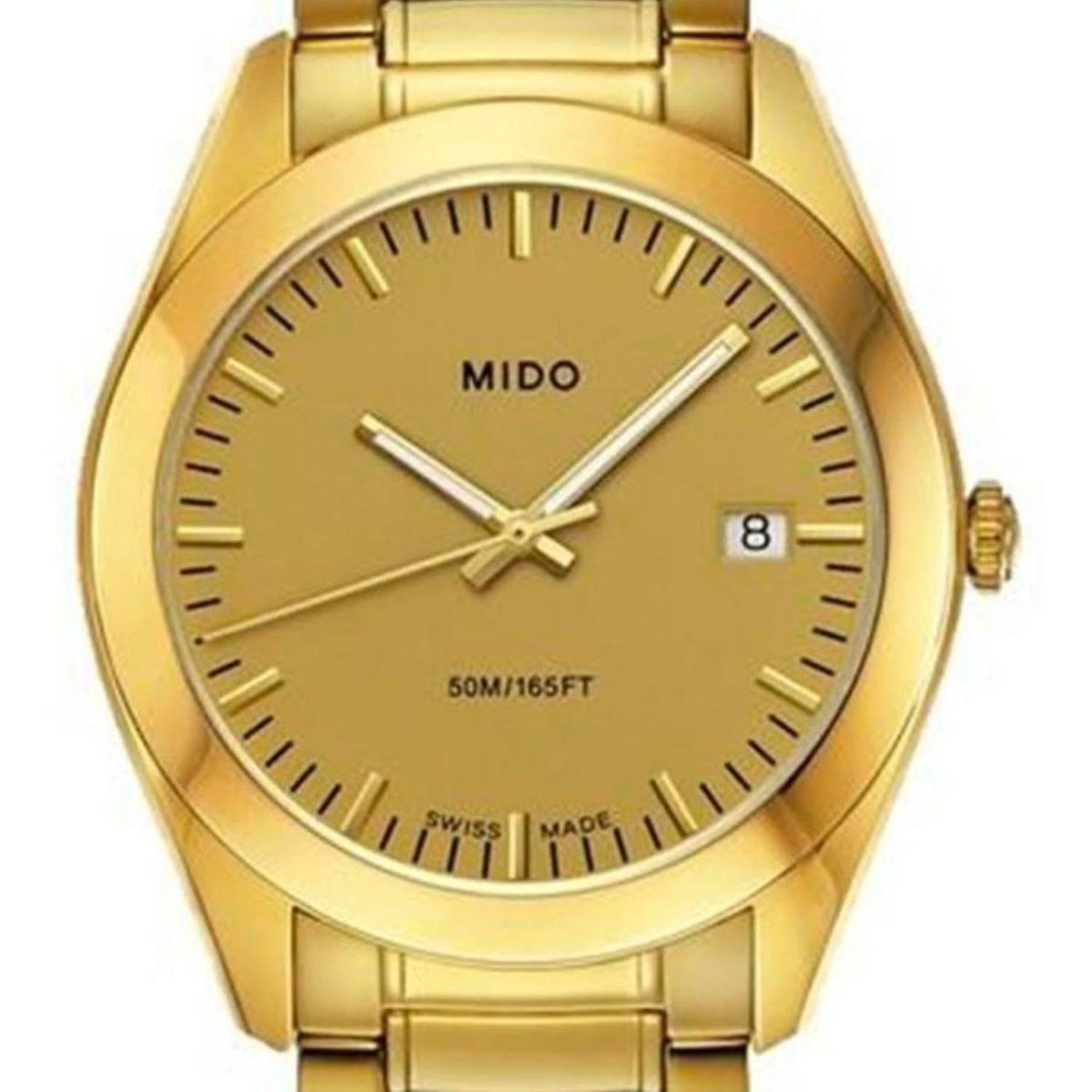 Ripley - RELOJ MIDO ESFERA DORADA M0124103302100