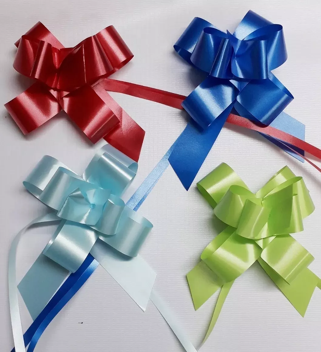 Ripley - PACK 100 CINTAS DE REGALO MAGICA LAZO 36X2CM COLORES