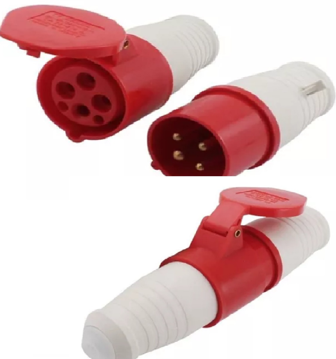 Ripley - ENCHUFE INDUSTRIAL MACHO VOLANTE MAS HEMBRA B24