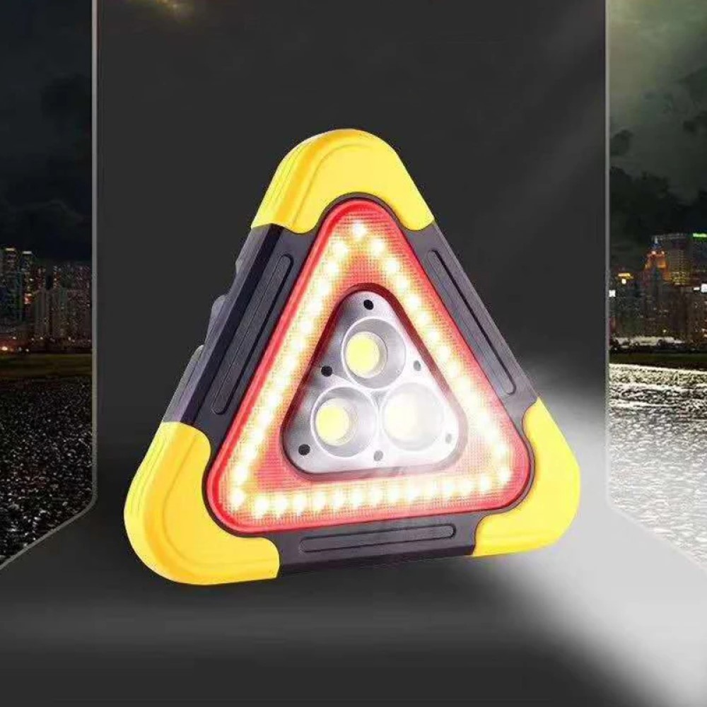 LUZ EMERGENCIA TRIANGULAR LED USB REFLECTANTE LAU
