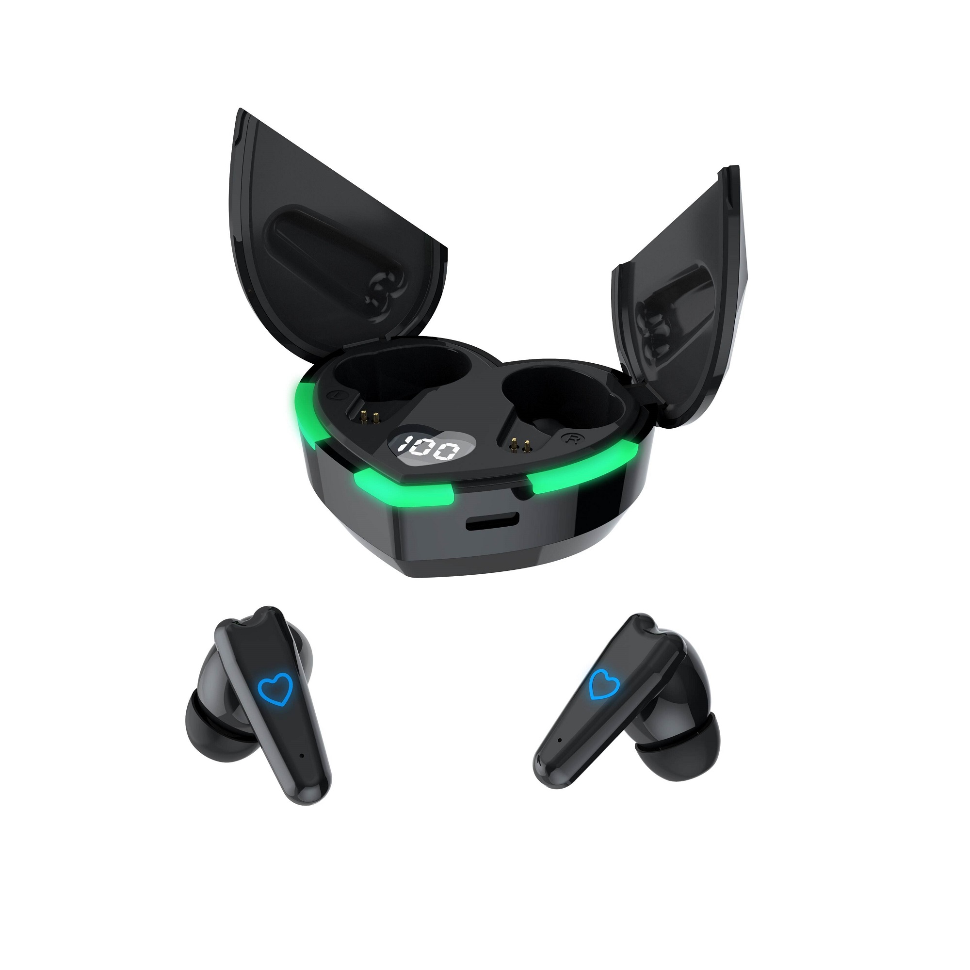 Ripley - AUDÍFONOS MINI TIPO C AUDIO CORAZON INALAMBRICO CALIDAD JER
