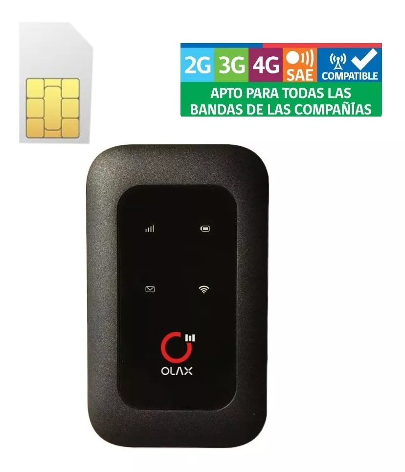 Ripley - ROUTER MODEM WIFI OLAX PORTATIL MIFI 4G CON CHIP LIBERADO