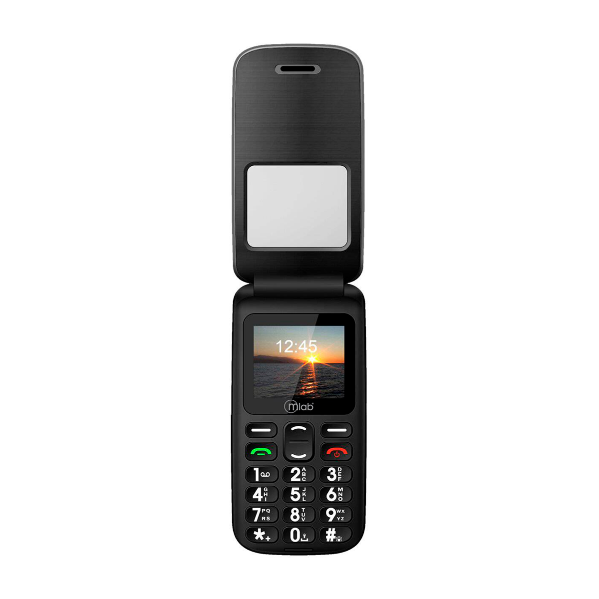 TELÉFONO CELULAR DE ADULTO MAYOR ALMEJA GRAPHITE