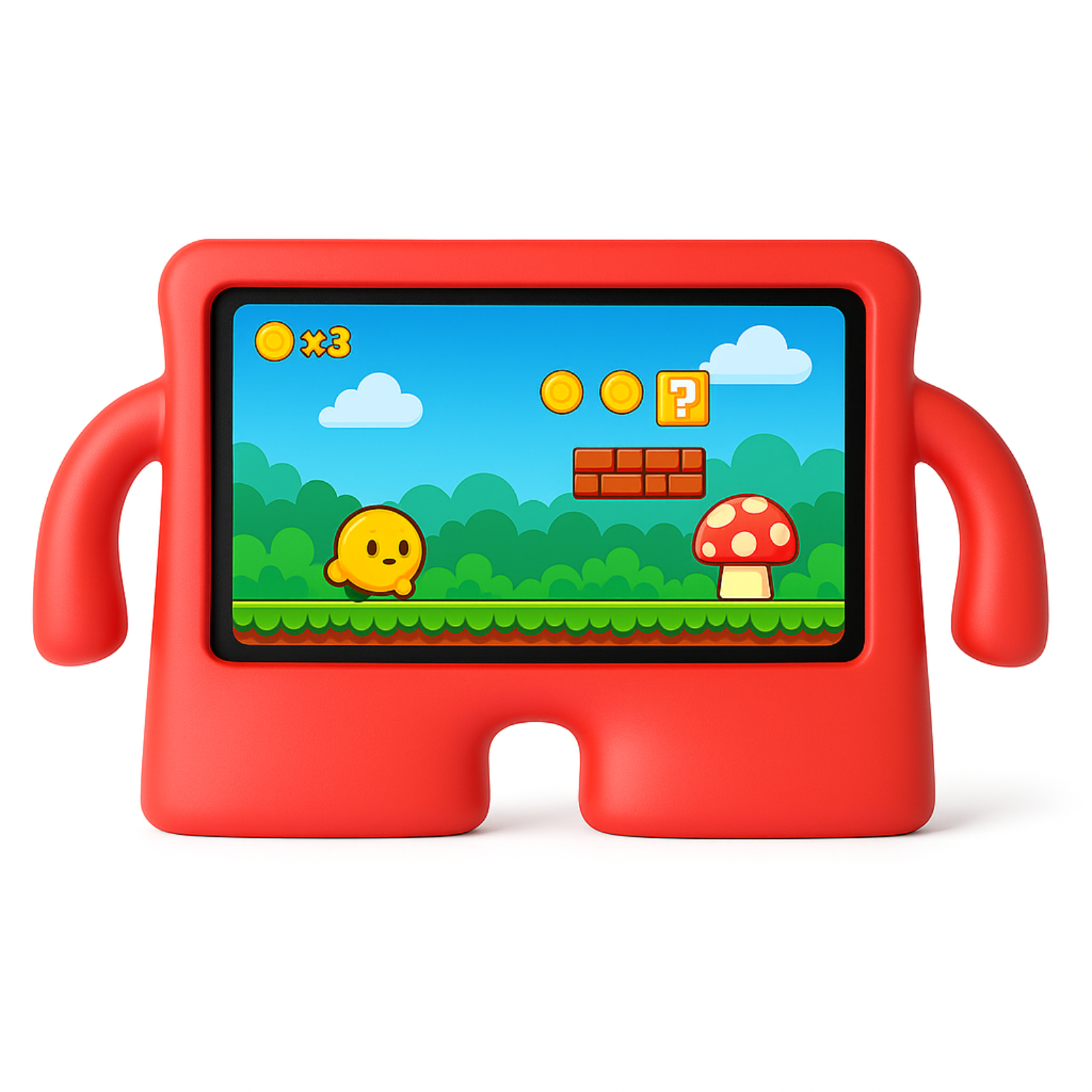 CARCASA NIÑOS ANTIGOLPE EV PARA TAB SAMSUNG S9 FE ROJO