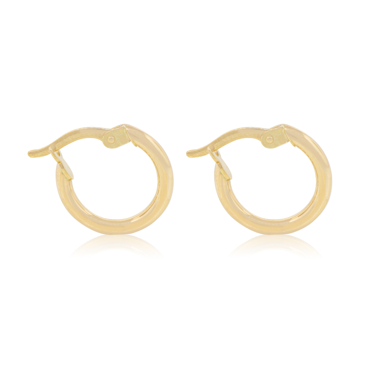 Ripley - AROS JOYAS BARON DE ORO 18KT ARGOLLAS TIPO PEQUEÑA 10MM