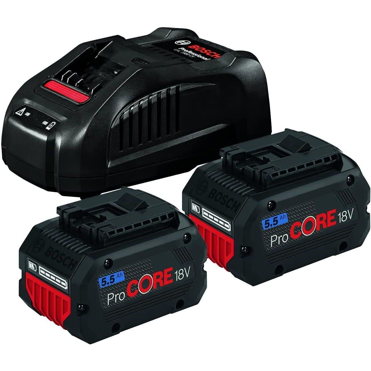 KIT BOSCH STARTER PRO CORE 2 BATERÍAS 8.0 AH + CARGADOR