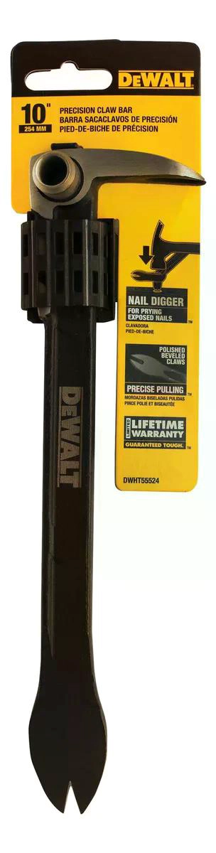 BARRA-PALANCA SACA CLAVOS DEWALT 10' DWHT55524