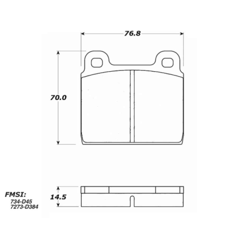 Ripley - PASTILLAS FRENO ALFA ROMEO SPIDER 1983-1989 DELANTERO