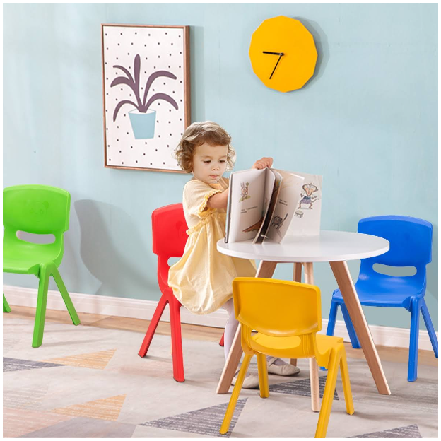 Ripley - SET DE 4 SILLAS PARA NIÑOS DIFERENTES COLORES