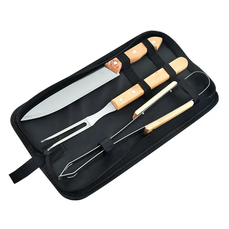 SET PARRILLERO DE 3 PIEZAS CON SU ESTUCHE