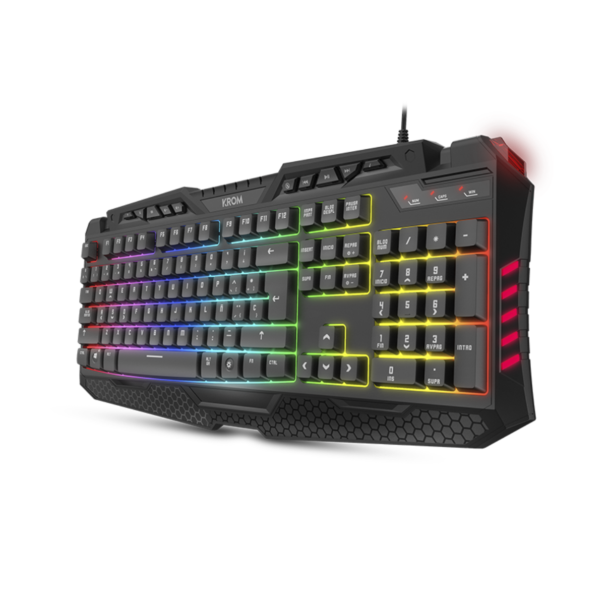 KIT GAMER UNIVERSAL KROM 4 EN 1 KRITIC PAD MOUSE AUDIFONOS TECLADO