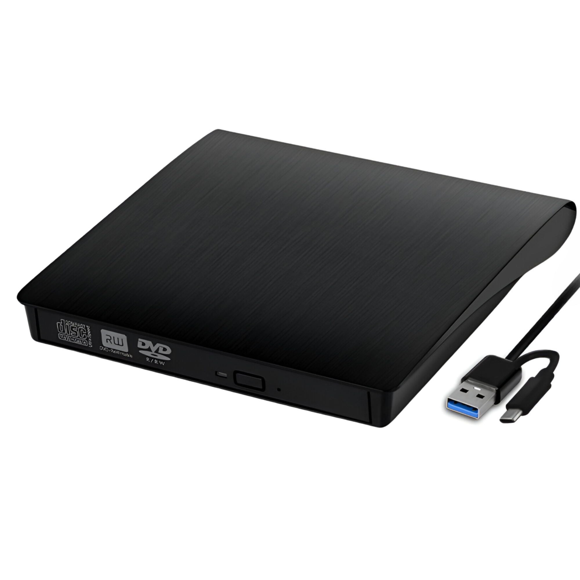 GRABADOR UTEK LECTOR EXTERNO CD/DVD DUAL USB USB-C RD12X