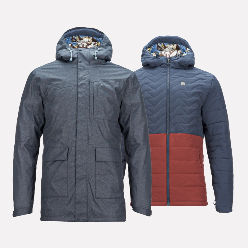 CHAQUETA HOMBRE PERRO GUAPO AZUL HAKA HONU I22
